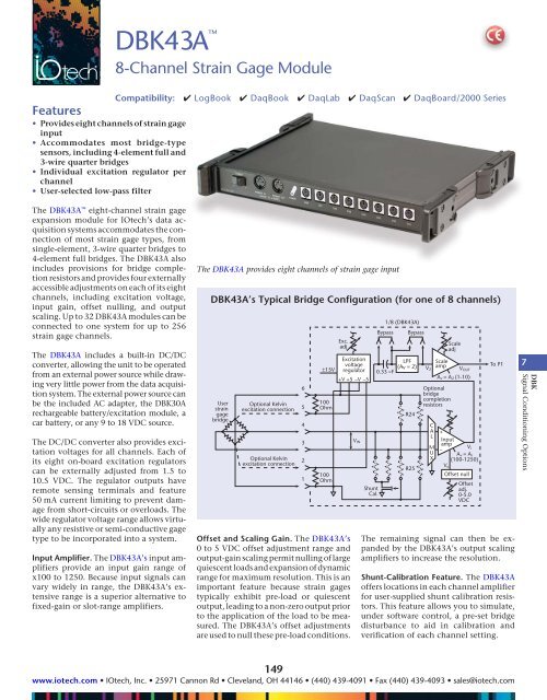 8-Channel Strain Gage Module