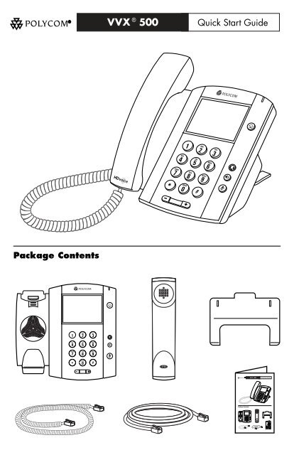 Polycom VVX 500 Quick Start Guide (PDF)