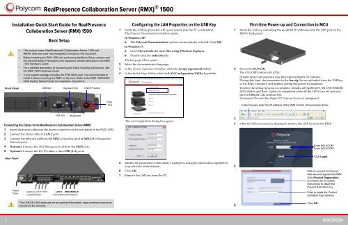 RealPresence Collaboration Server (RMX) 1500 - Polycom
