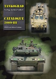 CATALOGUE - TANKOGRAD Publishing - Verlag Jochen Vollert