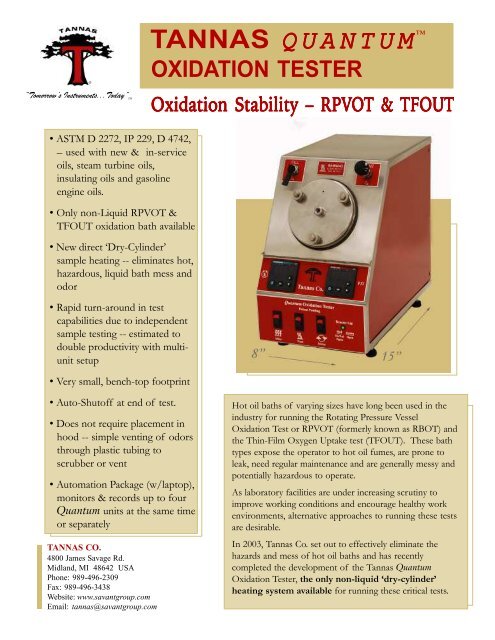 Quantum Brochure PDF - Tannas Co.