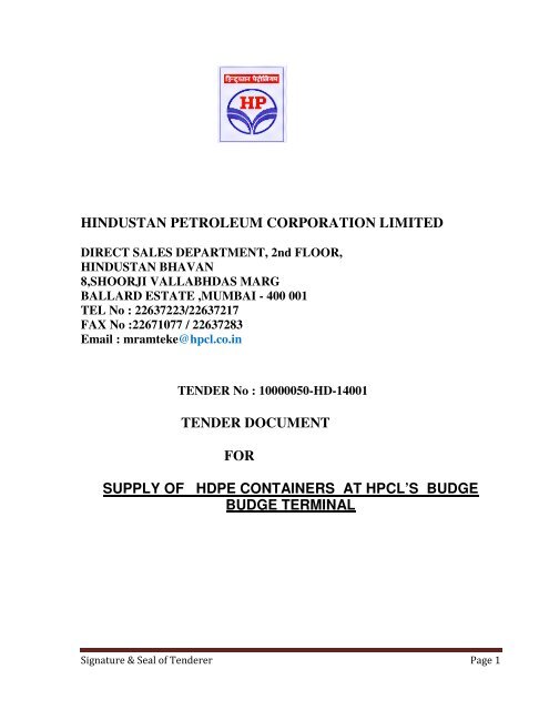 Download - Hindustan Petroleum Corporation Limited