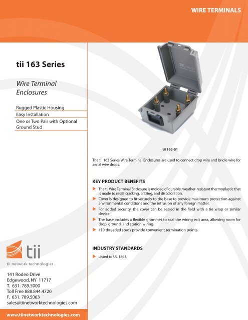 tii 163 Series - Tii Network Technologies