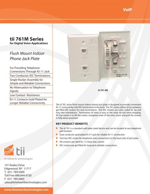 761 M Series - Tii Network Technologies