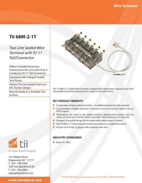 Tii 68M-2-1T - Tii Network Technologies