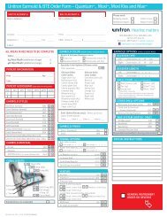 Unitron US - BTE and Earmold Order Form - English - PDF