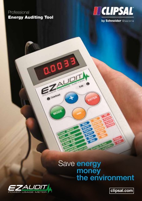 EZAUDIT Power Usage Meter, Professional Energy ... - Clipsal