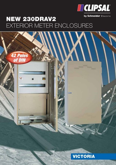 230DRAV2 Exterior Meter Enclosures, 19750 (448 KB) - Clipsal