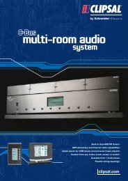 StarServe Video HDAV Distribution System. Clearly... the ... - Clipsal