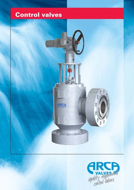 Control valves - Arca-Regler Gmbh