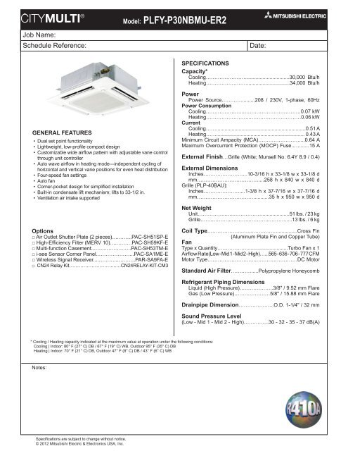 Model: PLFY-P30NBMU-ER2 - MyLinkDrive
