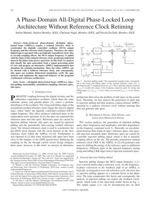 A Phase-Domain All-Digital Phase-Locked Loop ... - IEEE Xplore