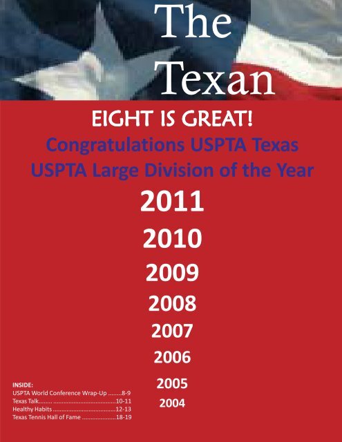 The Texan - 2009 Summer Newsletter - USPTA divisions - United ...
