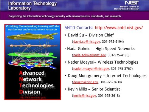 Advanced Network Technologies Division