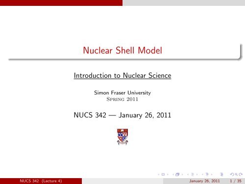 Nuclear Shell Model