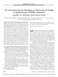 STROBE checklist cross-sectional