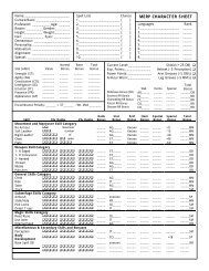 PARANOIA Character Sheet - ESG Labs