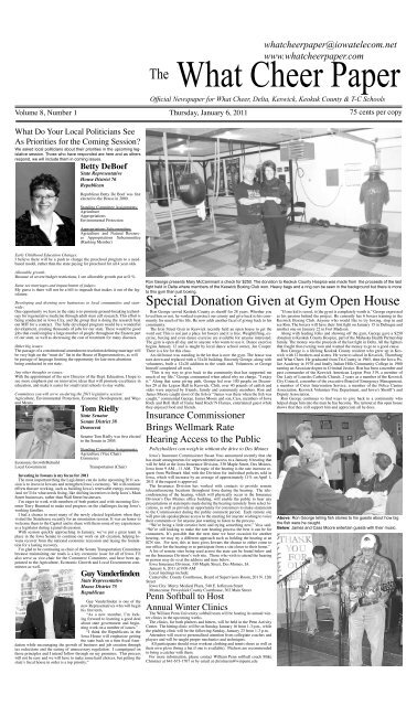 Section 1 - Fremont-What Cheer Vine & New Sharon Sun