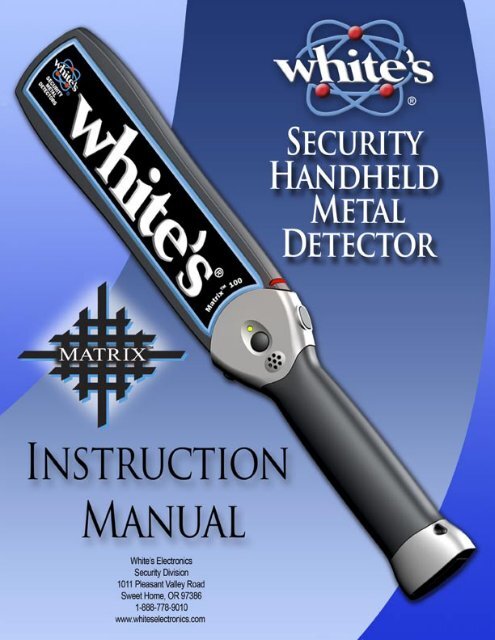 Matrix 100 - Color - White's Metal Detectors