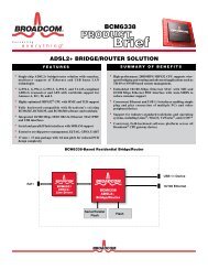 BCM4312 Product Brief - OpenWrt Wiki