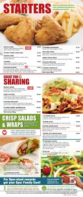 Spur Halaal Menu Pages 1 8 Flip Pdf Download Fliphtml5 60 Off