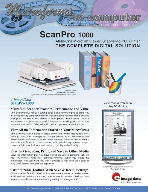 ScanPro 1000 - World Micrographics, Inc