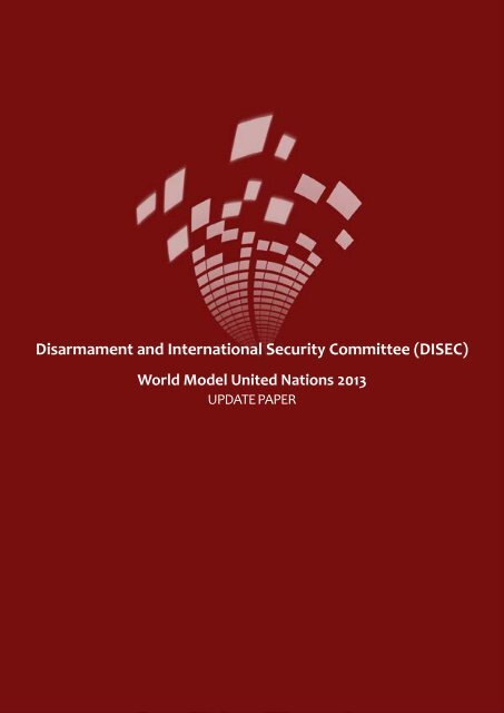 DISEC Update Paper - World Model United Nations