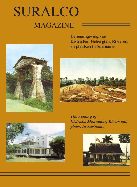 Suralco Magazine 2004 nr 1 De naamgeving van Districten ... - Alcoa