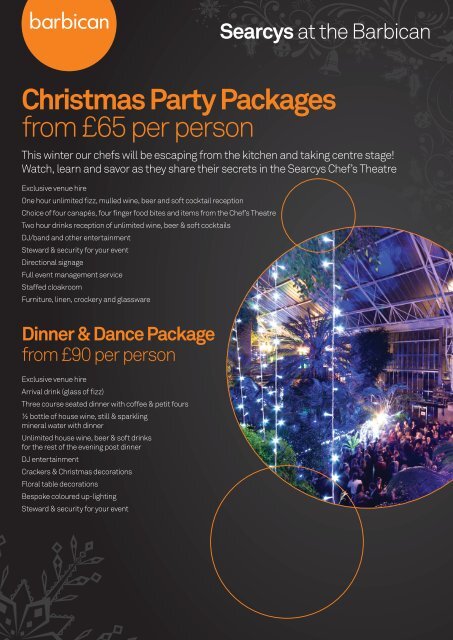 Christmas Party Packages From 65 Per Person Barbican christmas-party-packages-from-65-per-person-barbican