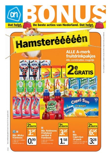 Albert Heijn folder week 34 2013