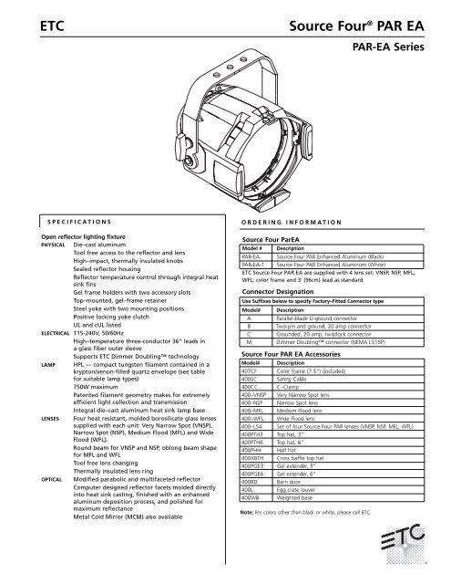 ETC Source Four® PAR EA - Brockport