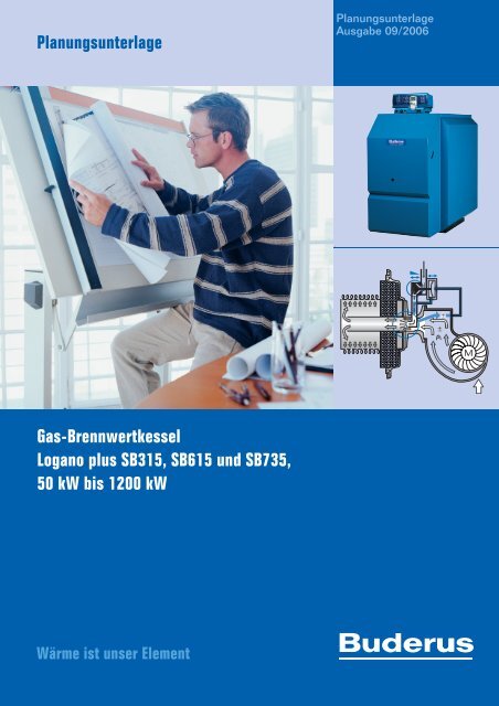 Buderus Logano Plus KB372 Gas-Brennwertkessel Heizung, 45% OFF