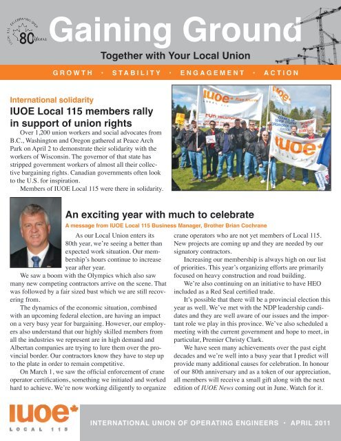 Gaining Ground - Apr 2011