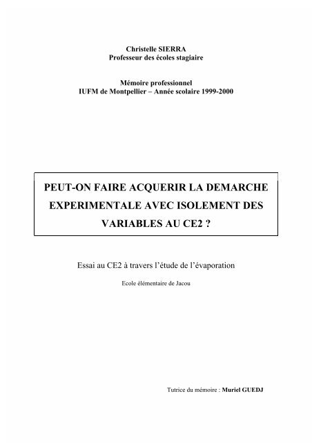 CORRIGÉ n°3 - CRDP de l'académie de Montpellier