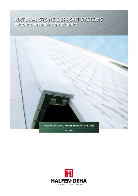 HALFEN NATURAL STONE SUPPORT SYSTEMS