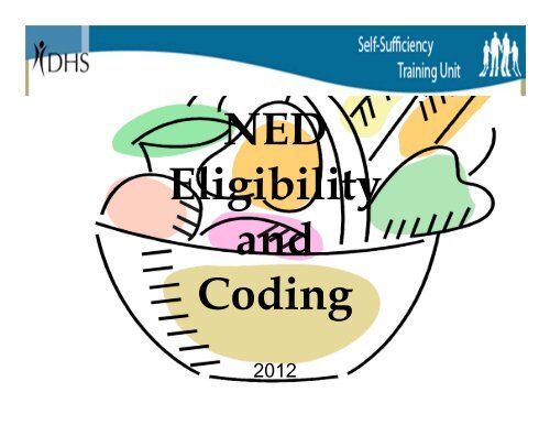 NED Eligibility and Coding Power Point