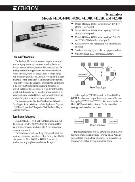 Terminator Modules - Echelon