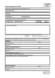 Word Processor Cover Sheet - Exam Day - Form 5 - Cambridge ...