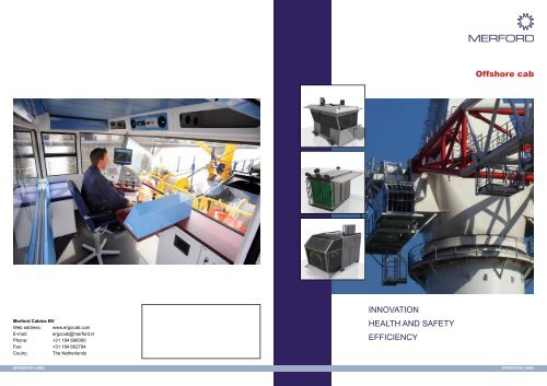 Productsheet - Merford Cabins