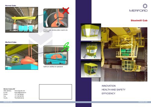 Productsheet - Merford Cabins