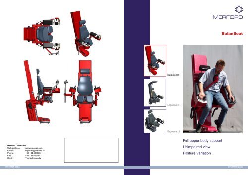 Productsheet - Merford Cabins