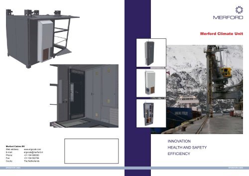 Productsheet - Merford Cabins
