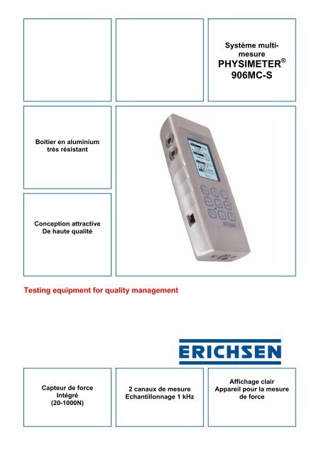 PHYSIMETER 906MC-S - Erichsen