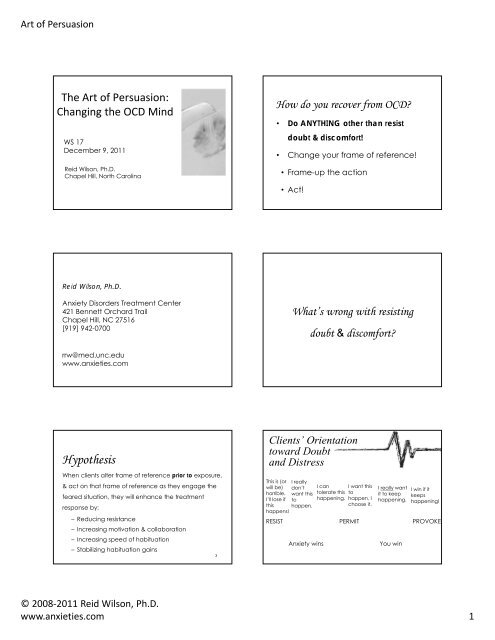 Workshop 17 Handouts