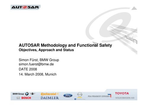 AUTOSAR Methodology and Functional Safety - ERTOS