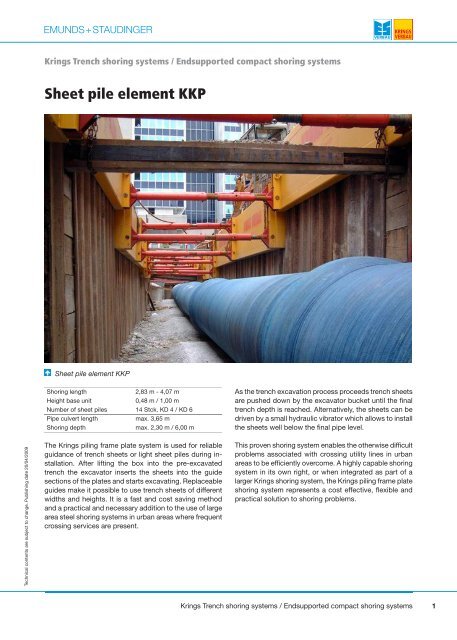 Sheet Piling Process