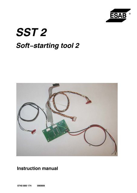 Soft−starting tool 2 - ESAB