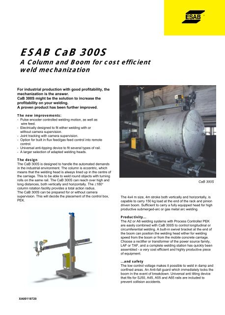 Cab 300 - ESAB