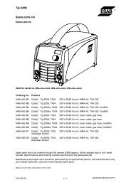 Caddy Tig 150i, Caddy Tig 200i, CaddyTig 150, CaddyTig 200 - ESAB