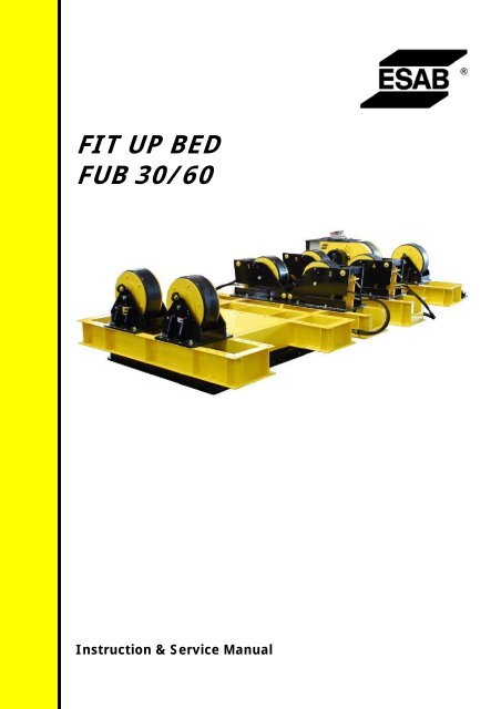 FIT UP BED FUB 30/60 - ESAB
